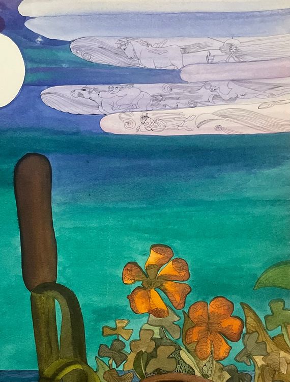 Sehr Interessante Surealistische Mischtechnik Sign (Gebraucht) in Root für CHF 10 – mit ...