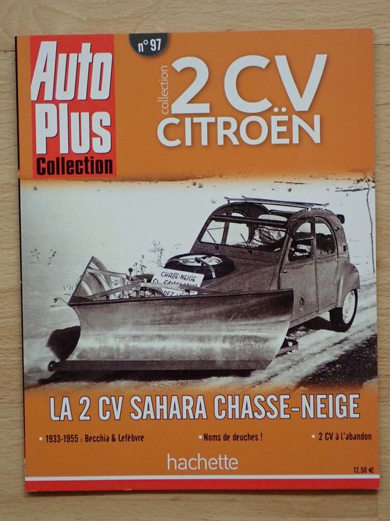 Citroen 2CV Sahara Schneepflug - Revue Auto Plus 2CV 97 (Neu (gemäss ...