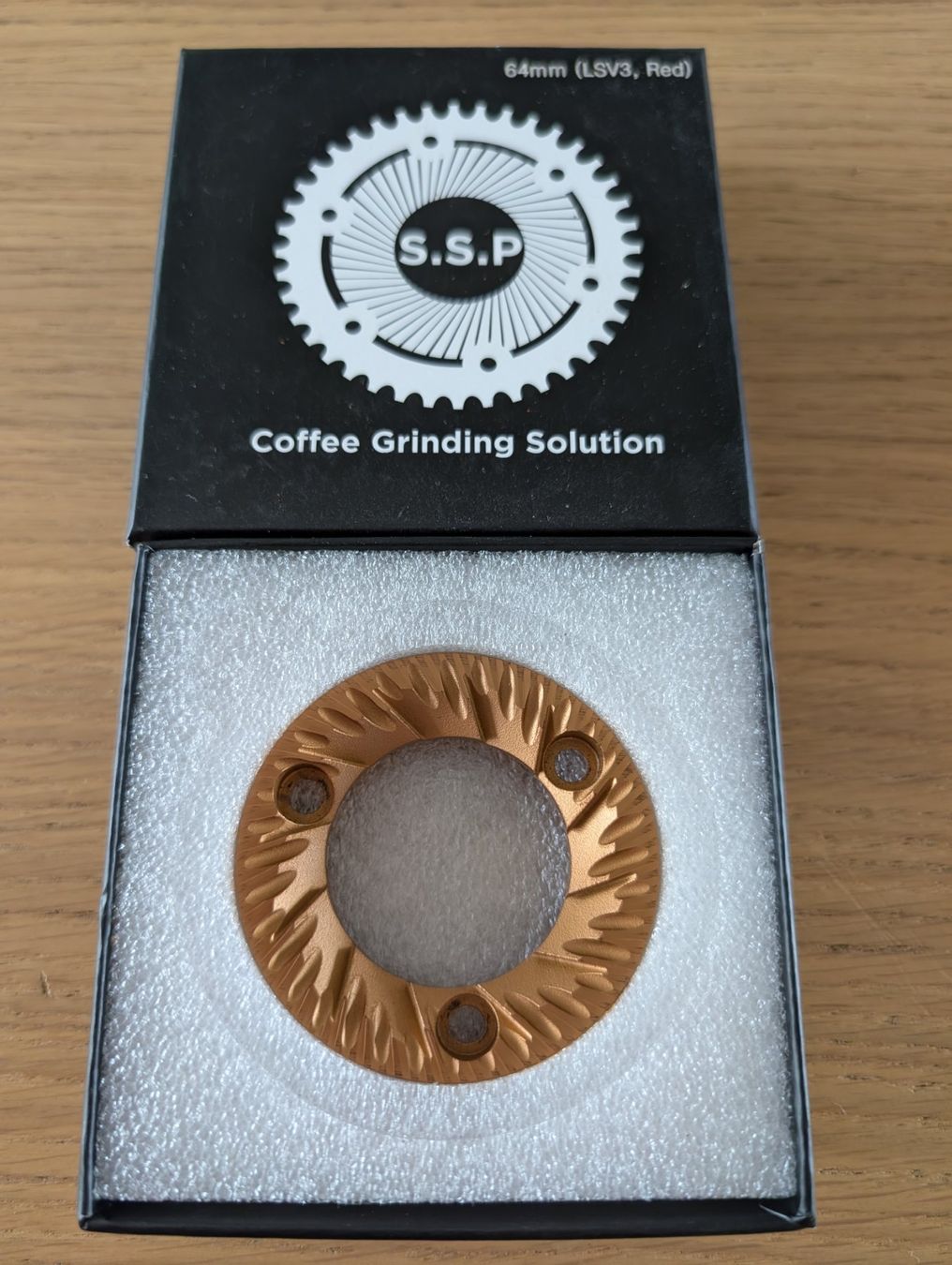 SSP Lab Sweet v3 red Burrs Mahlscheiben Df64 Lagom Fellow (Gebraucht ...