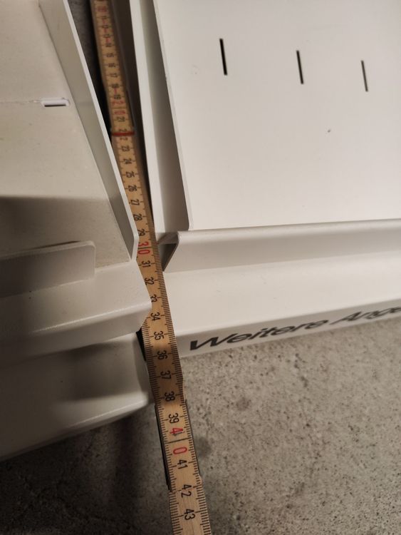 SBB Theke Pult Metall Ablage für Flyer 240x86x35cm | Acheter sur Ricardo