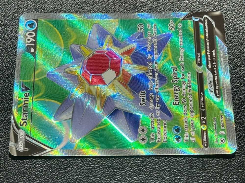 Starmie V 166/189 Full Art UltraRare Pokémon Astral Radiance | Kaufen ...