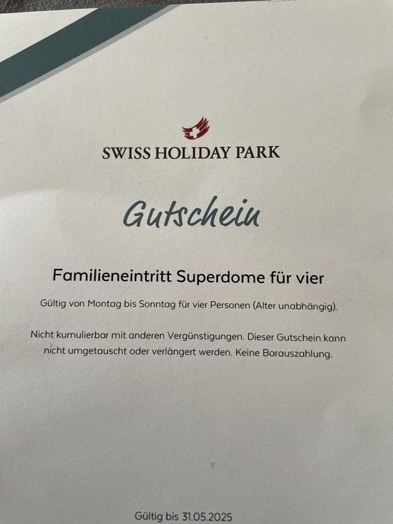 Gutschein Holiday Park