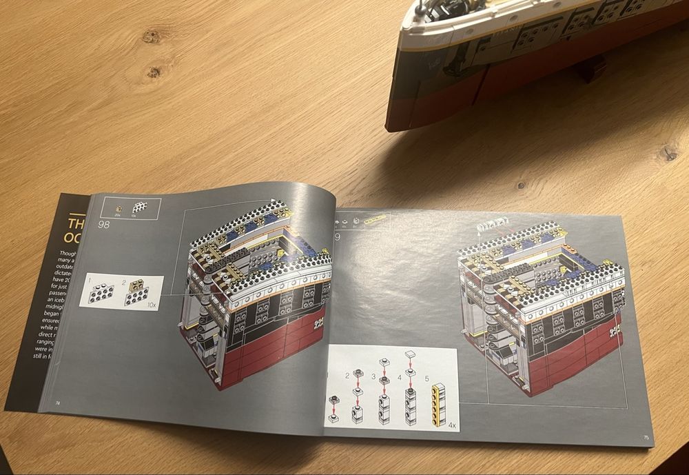 Lego Set Titanic Nr 10294 mit 9‘090 Teilen (Gebraucht) in Kriens für ...