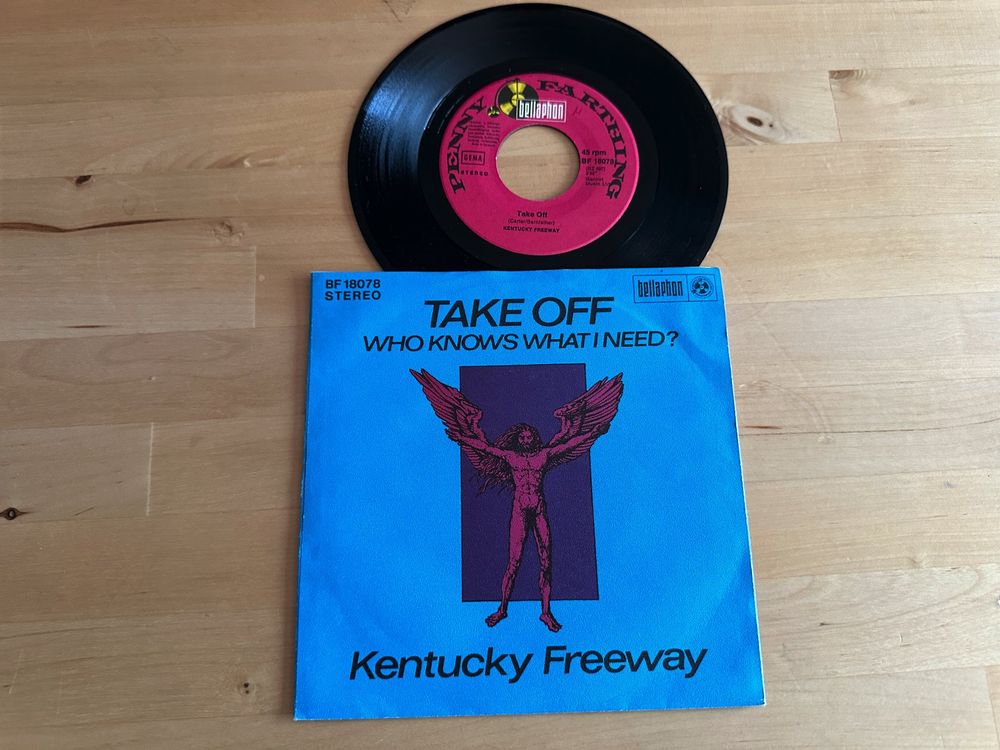 KENTUCKY FREEWAY rare Take off Single Glam Rock 70's Kult (Gebraucht ...