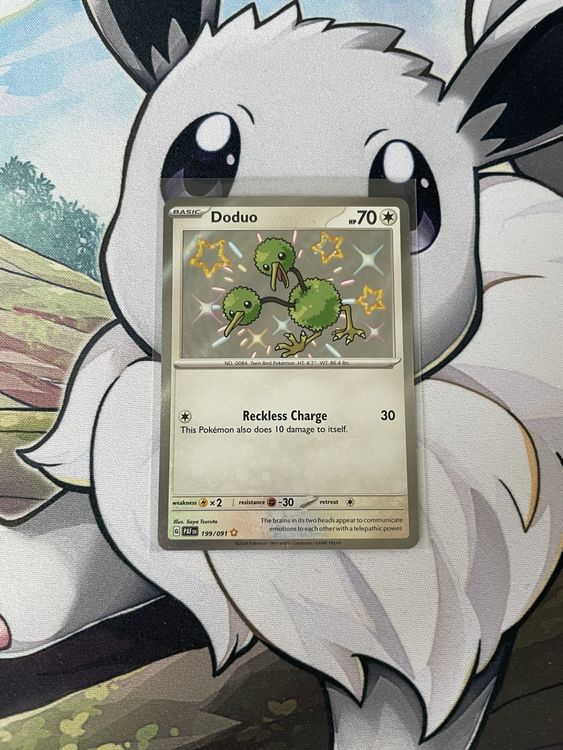 Pokemon Karte SHINY Doduo Paldean Fates EN (Neu (gemäss Beschreibung ...