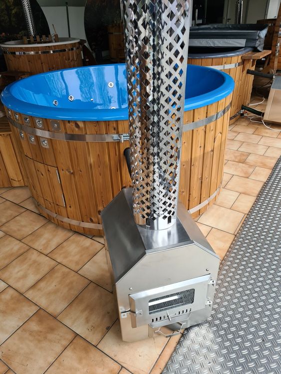 Ofen für HotTub Badefass Hotpot Pool Holzofen Edelstahl (Neu und ...