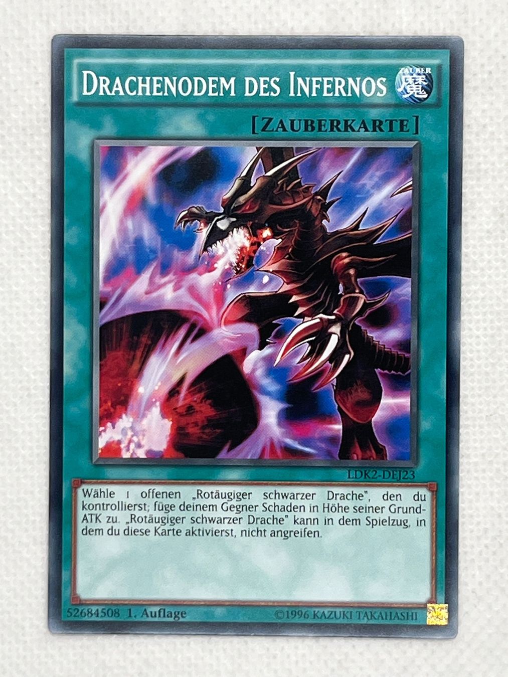Yu-Gi-Oh! Karte: Drachenodem des Infernos - LDK2-DE123 (Gebraucht) in ...