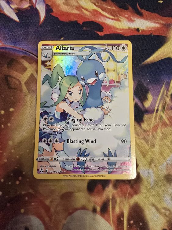 Altaria TG11/TG30 Pokemon Carte Rare Brillante Etincelante (Neuf (Voir ...