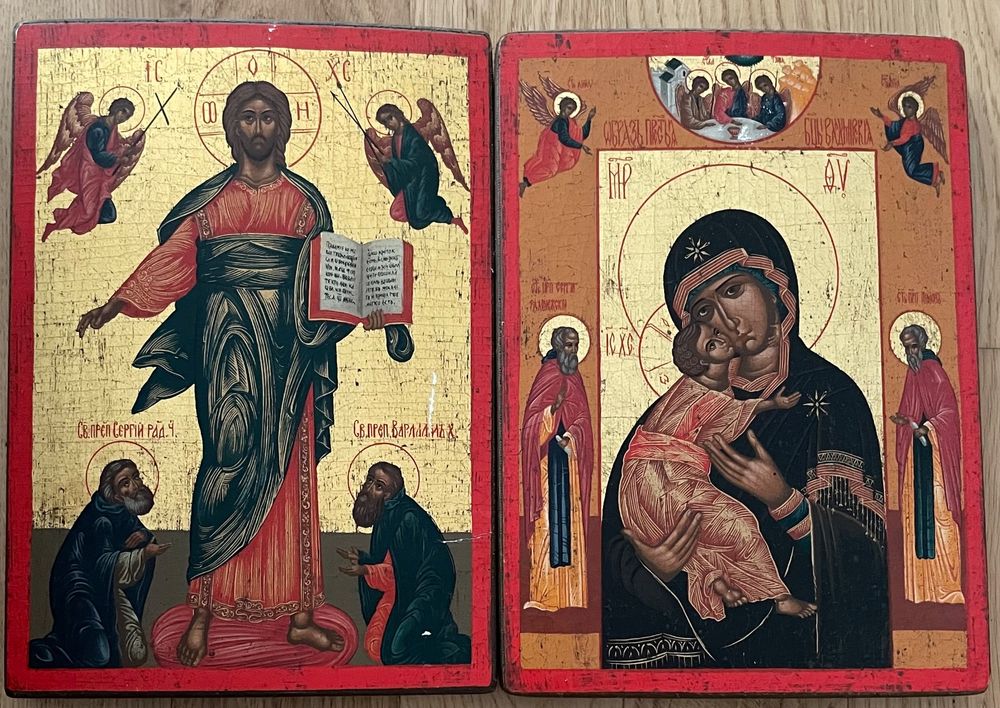 2xVintage Russische Ikone (Gebraucht) in Root für CHF 105 – mit Lieferung auf Ricardo kaufen