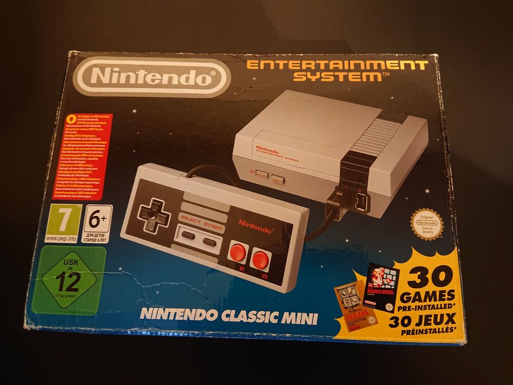 Nintendo Klassic Mini NES - Nintendo Entertainment Sys. OVP (Gebraucht ...