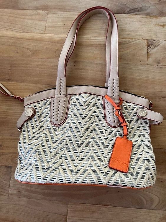 Handtasche Damen Leder/Stoff "Maddison" (Gebraucht) in Arlesheim für ...