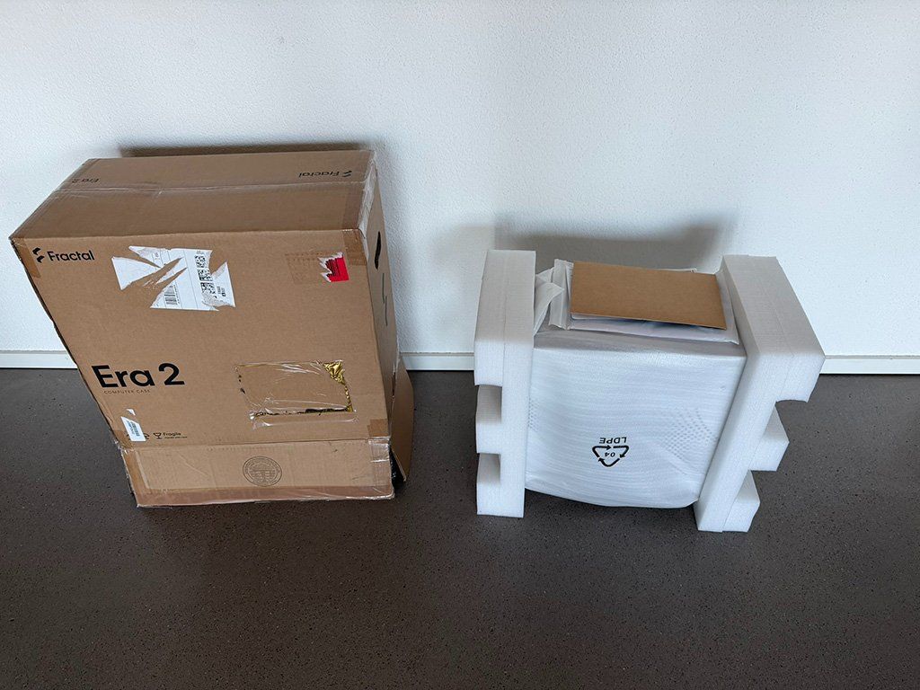 Fractal Design Era 2 ITX PC Case - Silver - New - Wooden Top (Neu ...
