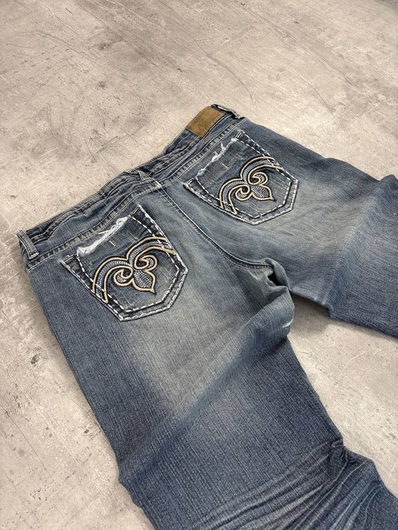 Vintage Miss Me Style Bootcut Low Waist Jeans (L) (Gebraucht) in ...