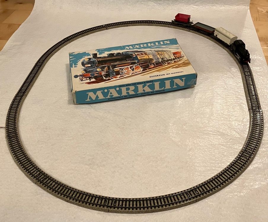 Märklin 3200, Vintage Güterzug mit Gleisoval, mit OVP (Gebraucht) in ...
