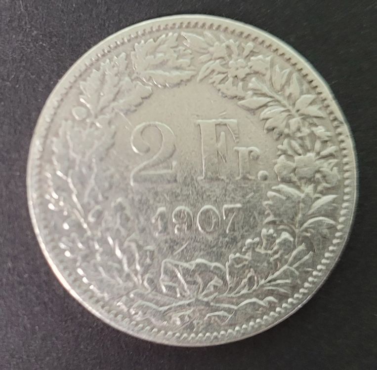 2 FRANKEN / SCHWEIZ 1907 (AUFLAGE 300'000) | Kaufen auf Ricardo
