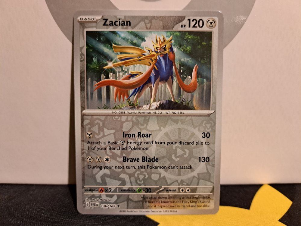 ZACIAN REVERSE HOLO RARE PARADOX RIFT POKEMON KARTE (Gebraucht) in Uerzlikon für CHF 1 – mit ...
