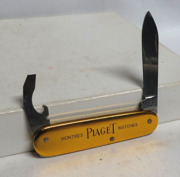 Piaget Taschenmesser Sackmesser Gold Vintage Sammler Messer (Gebraucht) in Tüscherz-Alfermée für ...