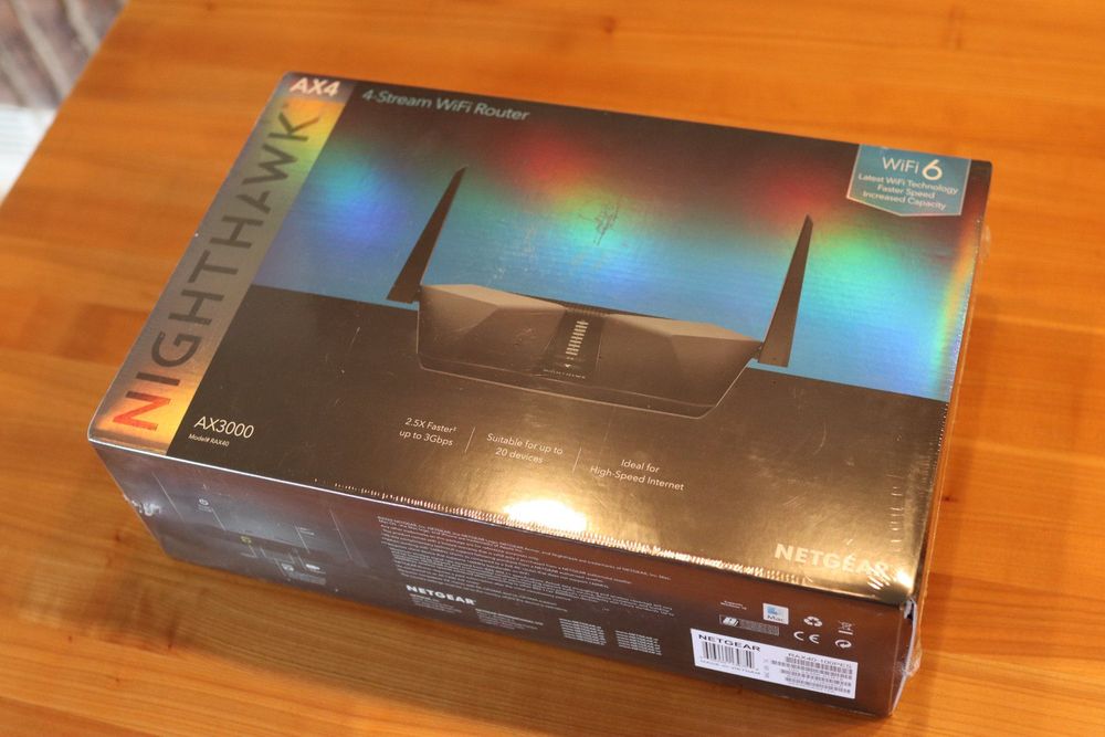 Netgear RAX40/AX300 WiFi 6 Router originalverpackt AB 1FR | Kaufen auf ...