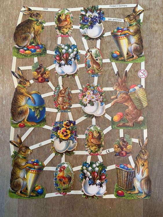 Oblaten Glanzbilder Ostern Hasen | Kaufen auf Ricardo