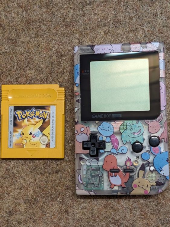 Nintendo Gameboy Pocket Pokemon Edition + Pokémon Gelb (Gebraucht) in ...