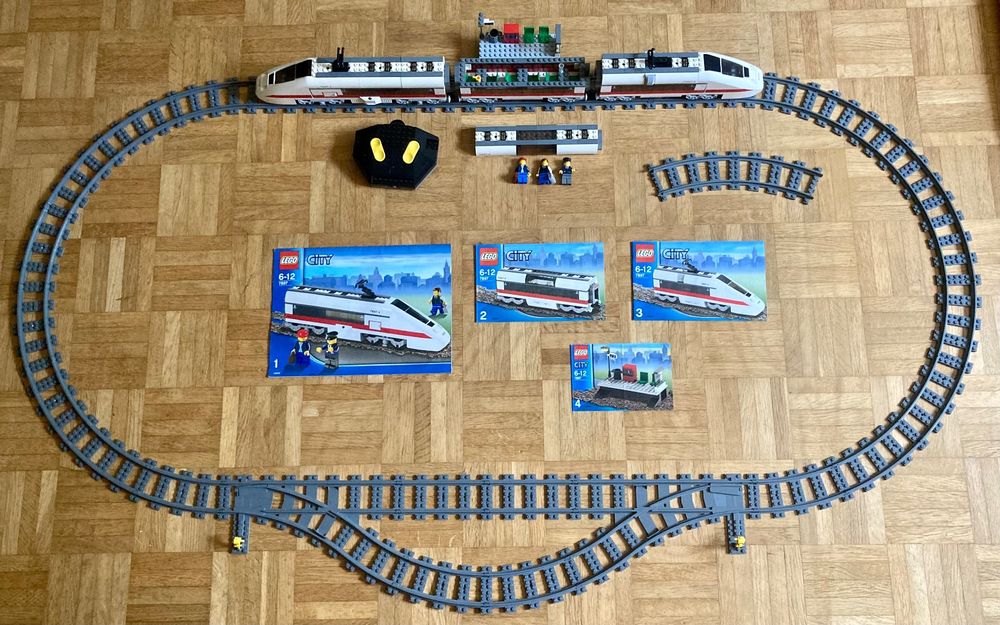 Lego City ICE Passenger Train Set mit Schienen (7897) | Kaufen auf Ricardo