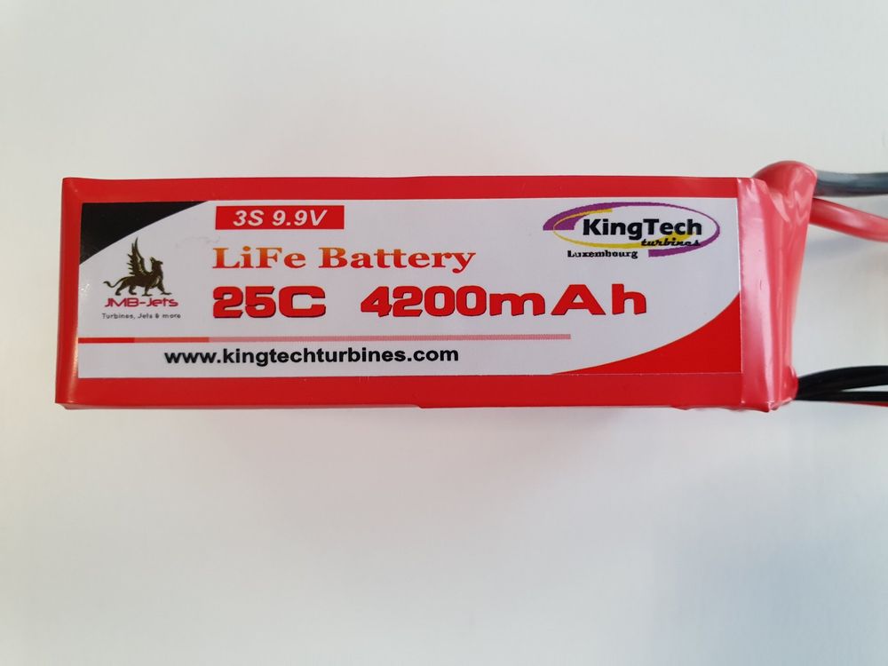 KingTech Turbinen-Akku LiFe 4200mAh 3S 9.9V 25C (Neu und ...