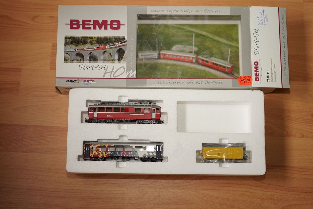 RHB Bemo Startset Digital inkl. Schienen, Trafo (Neu (gemäss ...