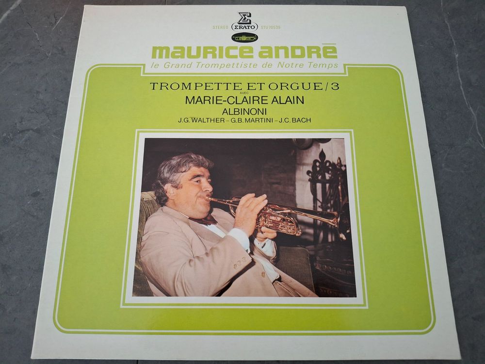 Maurice André Avec Marie-Claire Alain - Trompette Et Orgue (Gebraucht ...