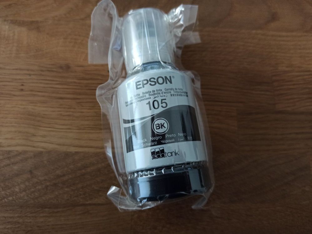 Epson 105 EcoTank Bk Ink - Tinte schwarz | Kaufen auf Ricardo