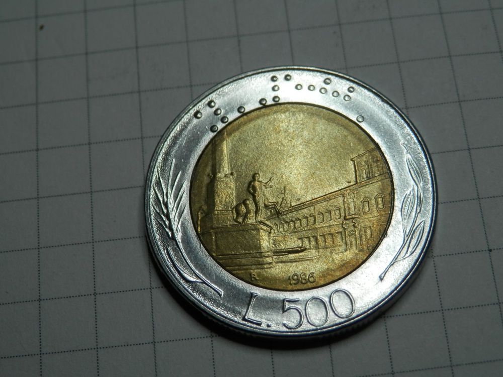 Italien 500 Lire, 1986 (Gebraucht) in Weiach für CHF 1 – mit Lieferung auf Ricardo kaufen