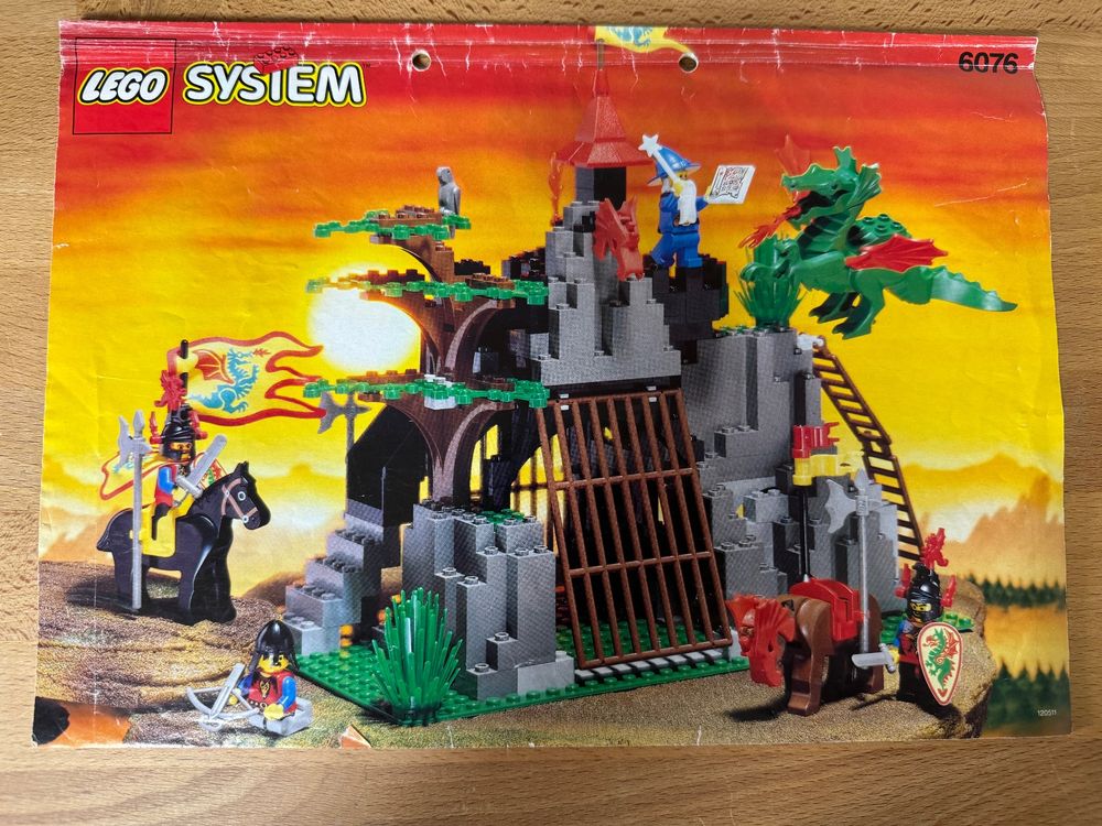 Lego Anleitung Castle 6076 Dark Dragon's Den (Gebraucht) in Reutlingen ...