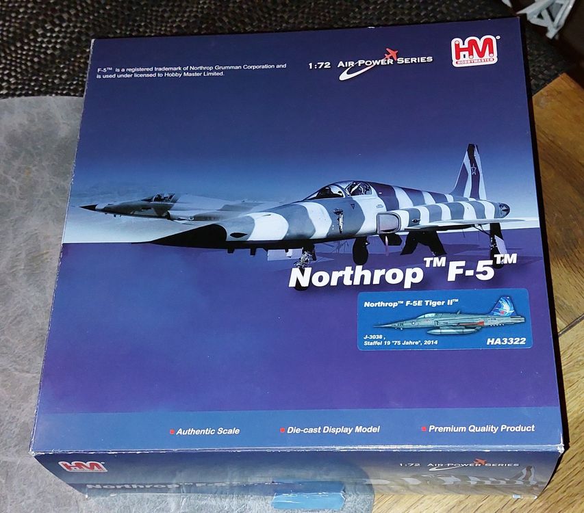 HOBBYMASTER 1:72 - NORTHROP F-5 - NEU OVP | Kaufen auf Ricardo