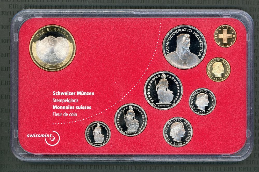 CHF-Münzsatz 2006 stgl Jahrgangssatz (Neu und originalverpackt) in Widnau für CHF 105 – mit ...