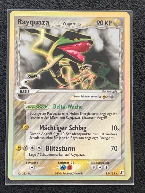 2006 Rayquaza 13/113 EX Crystal Guardians Holo Top ab 1.- (Neu (gemäss ...