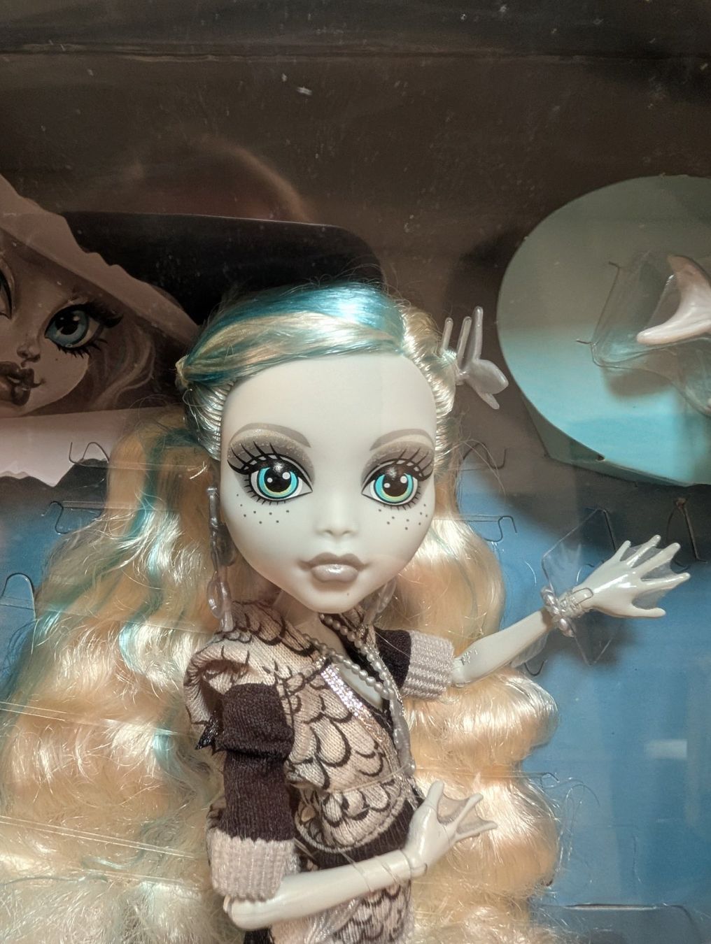 Monster High Reel Drama Lagoona Blue Puppe, Neu, mit Poster! (Neu und ...