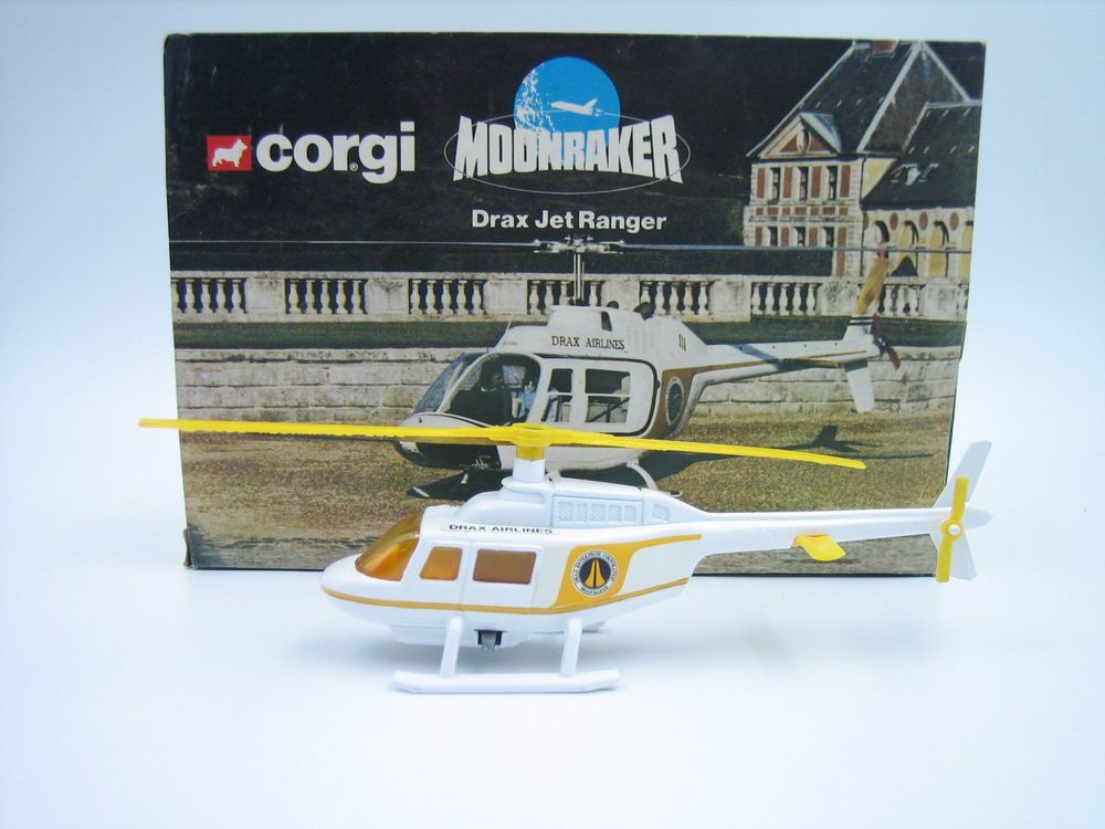 Corgi James Bond 007 Moonraker Drax Jet Ranger RAR (Gebraucht) in ...