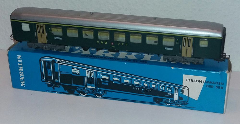 Märklin 4066 - - SBB Personenwagen - Spur HO (Gebraucht) in Giebenach für CHF 15 – mit Lieferung ...