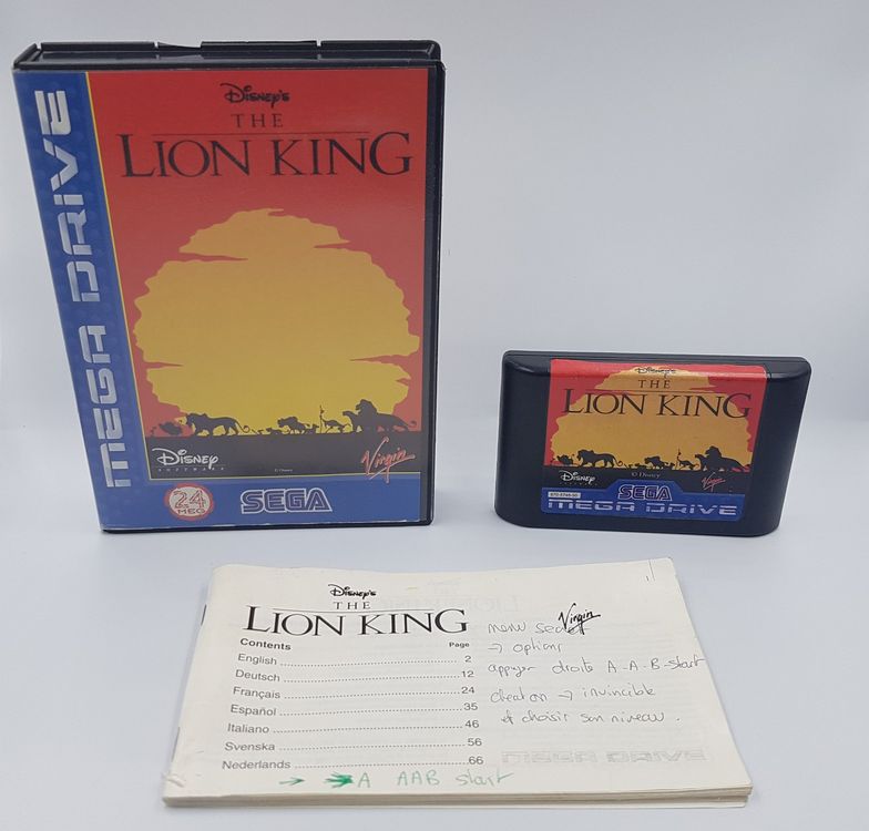 Disney's The Lion King / Sega Mega Drive (Gebraucht) in Ollon VD für ...