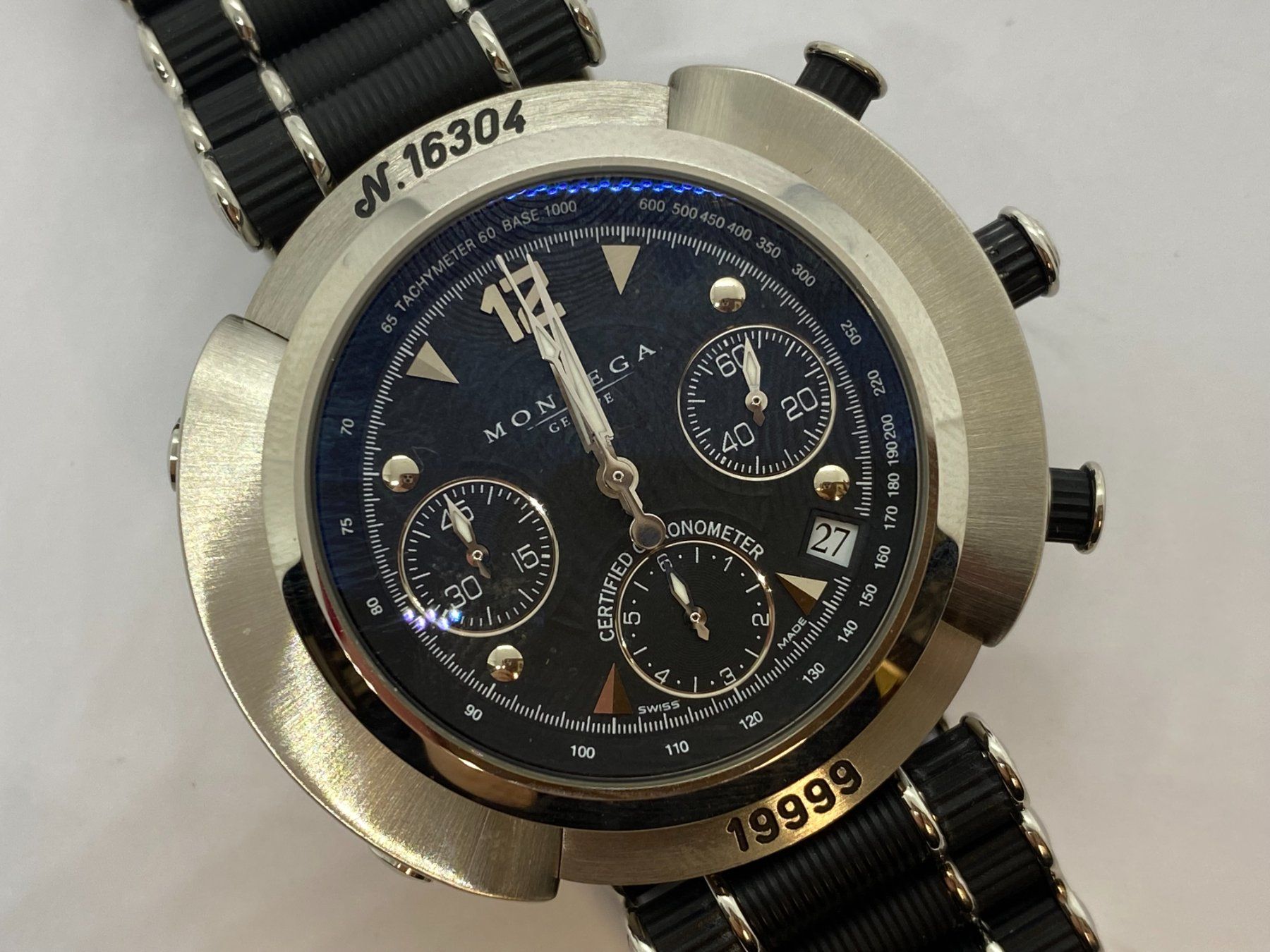 MONTEGA GENEVE CHRONOGRAPH 44mm Automatik läuft //H803 (Gebraucht) in ...
