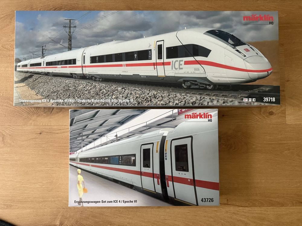 Maerklin HO ICE 4, Triebwagen + Ergänzungswagen, Neuwertig! (Gebraucht ...