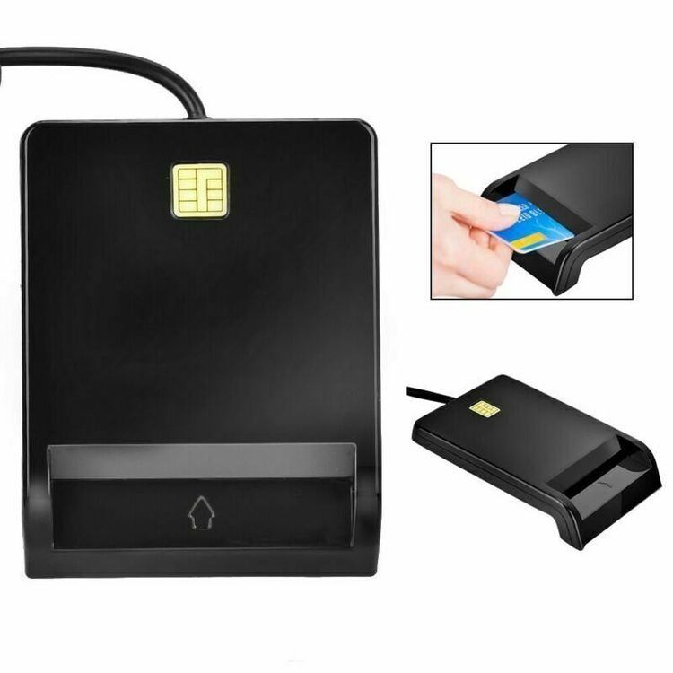 USB kartenleser Lesegerät für SIM ID Card Personalausweis (Neu (gemäss ...
