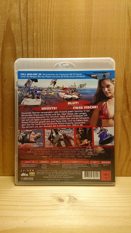 PIRANHA in 3D und 2D Version Blu-Ray (Gebraucht) in Wilderswil für CHF 5.9 – mit Lieferung auf ...
