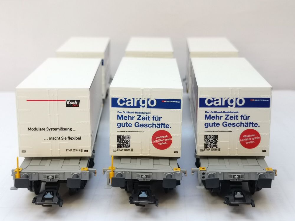 Märklin H0 47463 Containertragwagen-Set SBB Cargo | Kaufen auf Ricardo