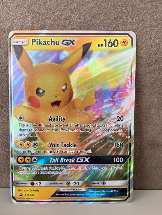 Pikachu GX Promo ENG Pokemon SM232 | Kaufen auf Ricardo