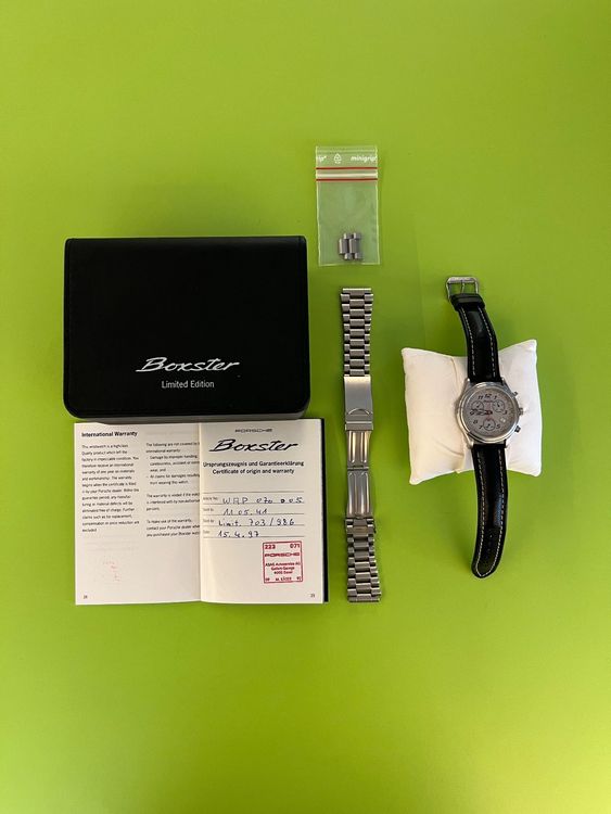 PORSCHE Boxster Armbanduhr - Original Limited Edition (Gebraucht) in ...