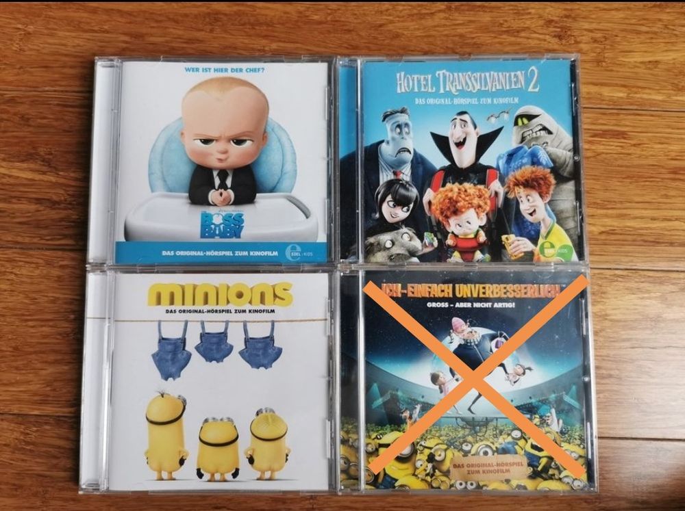 Kinder Hörspiel CD's zum Film - Minions, Baby Boss, Hotel T (Gebraucht ...