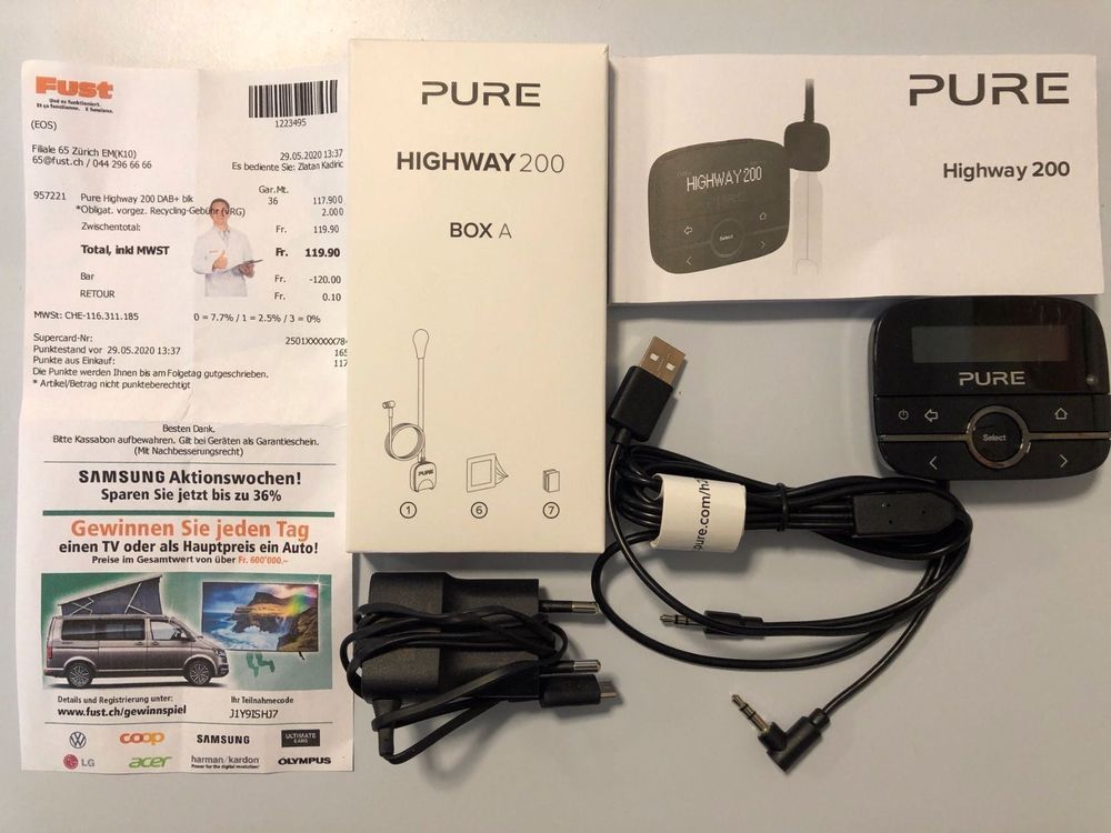 DAB+ Pure Highway 200 (Neu (gemäss Beschreibung)) in Schindellegi für ...
