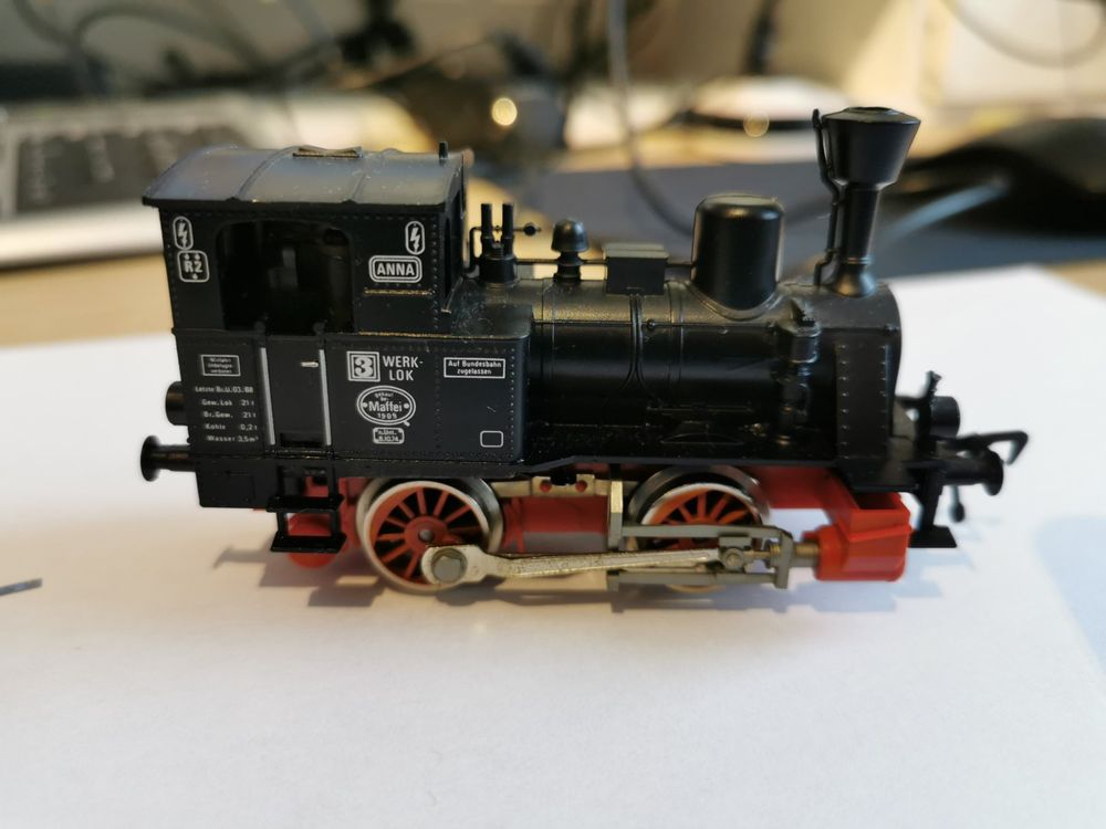 Fleischmann H0 Dampflokomotive Lok 504003 / Werklock 3 ANNA (Defekt) in ...