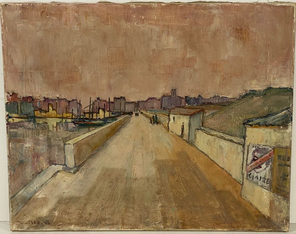 Alte Stadtansicht Gemälde unleserlich signiert (Gebraucht) in Root für CHF 40 – mit Lieferung ...