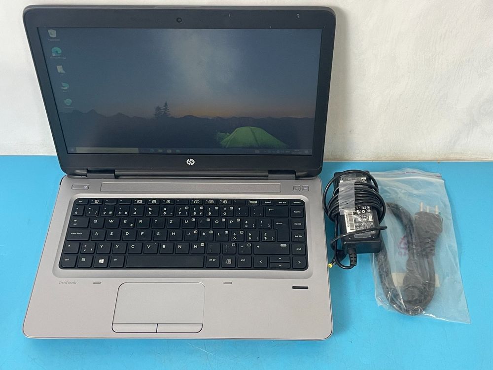 HP 14" ProBook Laptop AMD A8-8600B R6, 16GB, SSD-128GB+Kabel (Gebraucht ...